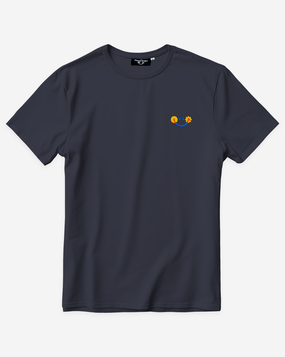 The Happy Tee - Premium Embroidered Edition